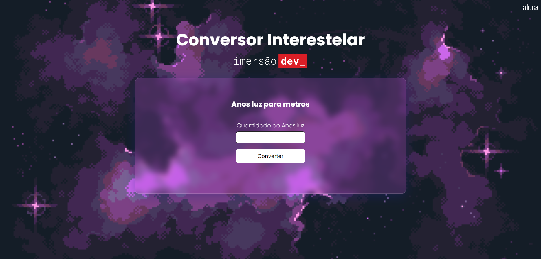 GitHub - elisandralopes/conversor-interestelar